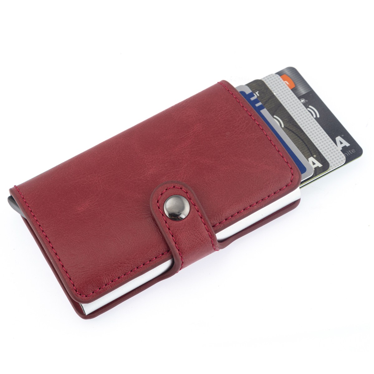 Minimalist Pop up Card Holder Wallet - Artizanni Leather